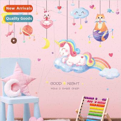 New HT94021 unicorn clouds star pendant bedroom entrance com