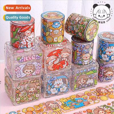 Garden secret pet tape cute flowers girl heart pet waterproo