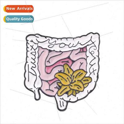 Fashion human organs intestines decoupage internal structure