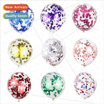 12 inch aluminum sequin confetti balloon birthday party wedd