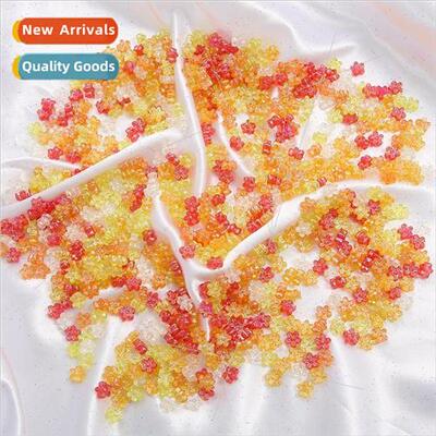 20 Fantasy Colorful Vintage Cute Small Flower Beaded Pendant