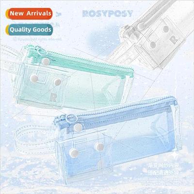 series gradient pencil bag summer clear sense of large capac