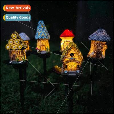 New Solar Resin Ground Lamp Outdoor Garden ghts Waterproof G