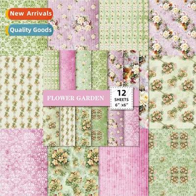 12/pack diy album scrapbook handbook card background paper p