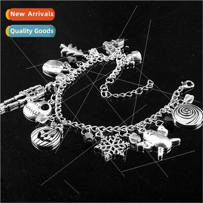 Movie and TV series Halloween pumpkin head skulls snowflake