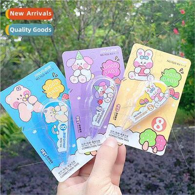 Cartoon animal student scribbling tape Elementary school cor