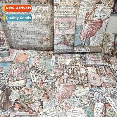 junk journal vintage priming material paper stamperia paperb