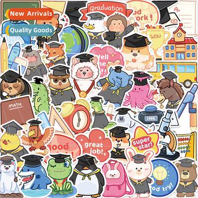 50 pre-school graduation season graffiti stickers decorative