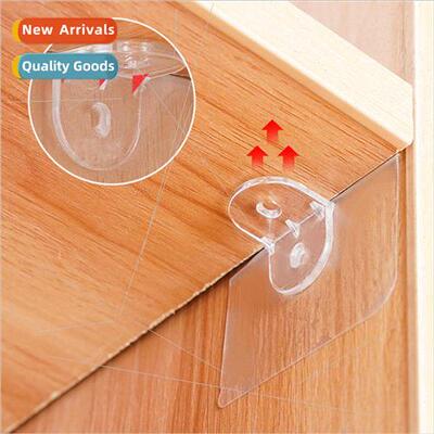 Support no-hole closet layering divider paste layer bracket
