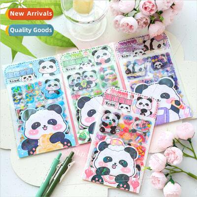 Panda PET Frosted Stickers Cartoon Cute Creative DIY Decorat