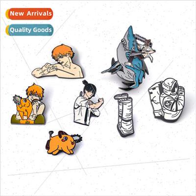 Chainsaw Man anime homo  handsome shark electric times pin b