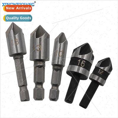 Wood Centering Countersink Drill 5pcs Set 82 Degree Five Bla