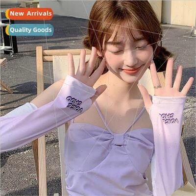 Summer cool feeling sunscreen UV sleeves outdoor cycling thi