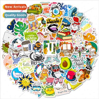 50 mesh map mix and match new ins graffiti stickers personal