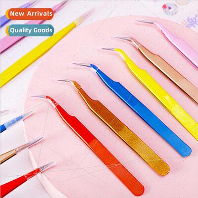 Macaron color handbook tweezers washi tape stickers release