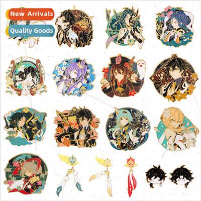 Game  cartoon anime metal badges original God Gan Yu Wendy G