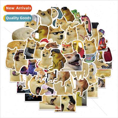 50 Japanese Shiba Inu cartoon expression pack graffiti stick
