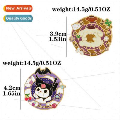 Cute Sanrio metal badge soft cute Yu Gui dog Kulomi pudding