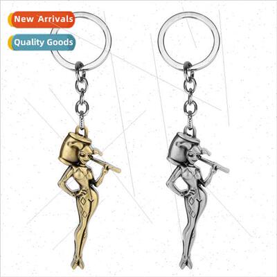 Suicide Squad Suicide Squad model metal retro keychain penda