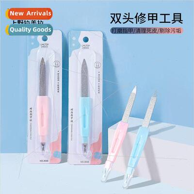 Double-ended manicure polishing tools Nail file sanding stri