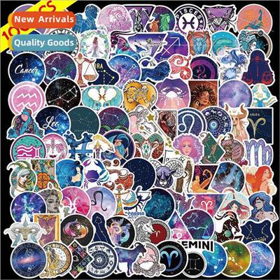100 Galaxy 12 Constellation Doodle Stickers Decoration ggage