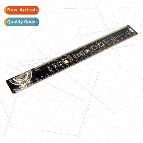 Multifunctional Engineering Ruler 25CM Sunken Gold PCB Desig_虎窝淘