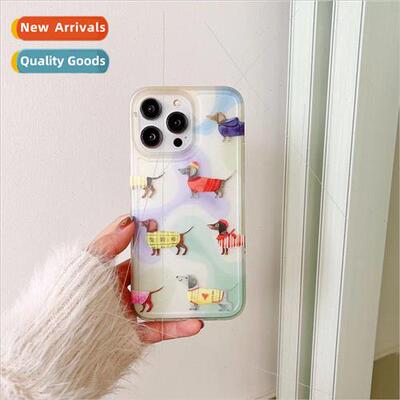 Wang Yuan dachshund dog iPhone 14 case 12promax 适用 Apple 1