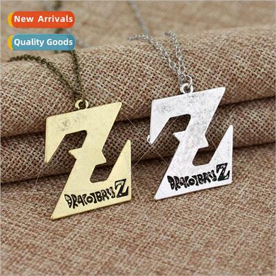 Dragon Ball Z-shaped necklace Saiyan logo pendant anime  jew