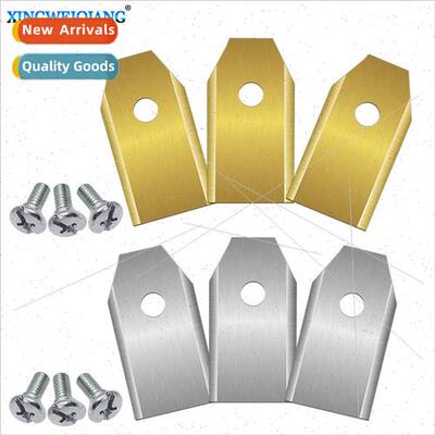 Garden machinery blades patio lawn mower blades gold titaniu