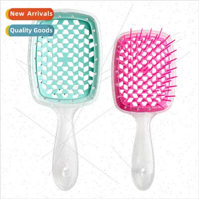 Hair smoothing and conditioning combs wet and dry mesh comb