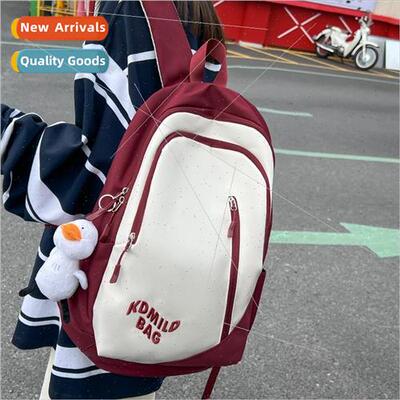 New fashionable 适用eign- shoulder bag 2023 cool students la