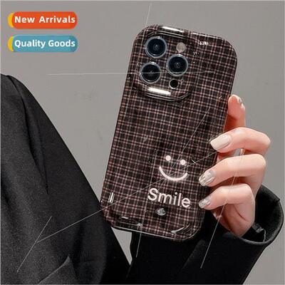 Japan and Korea plaid English smiley face 适用 iPhone 11 App
