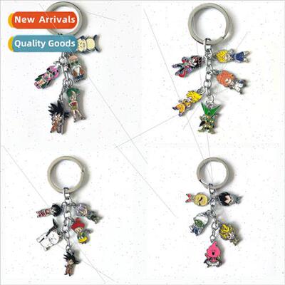 Seven Dragon Ball doll alloy keychain Goku Super Saiyan 5 pe