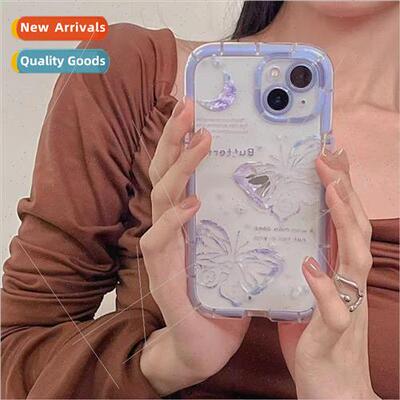 Full Screen Line Butterfly IPhone13/14ProMax Glow-in-the-Dar