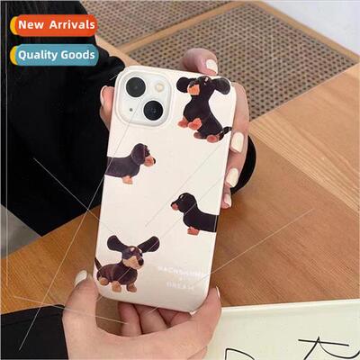 Full screen cute dachshund dog 适用 iPhone 13/12 phone case