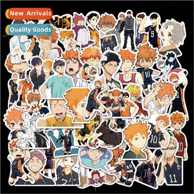 52 Japanese anime volleyball teenager stickers luggage lapto