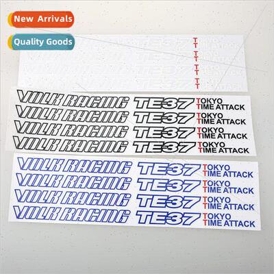 volk racingTE37 modified wheel car stickers volk racing whee