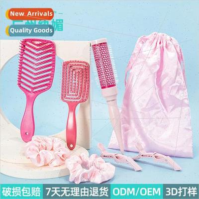 Massage scalp head meridian comb V-shaped massage comb model