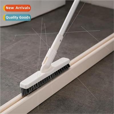 Bathroom Long Handle Crevice Brush Stiff Bristle Floor Brush