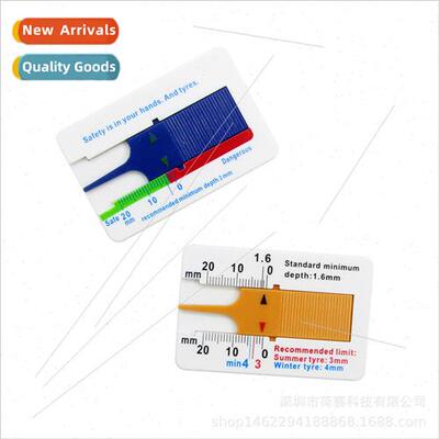 Plastic Tread Ruler 0-20MM Vernier Depth Caliper Tire Tread