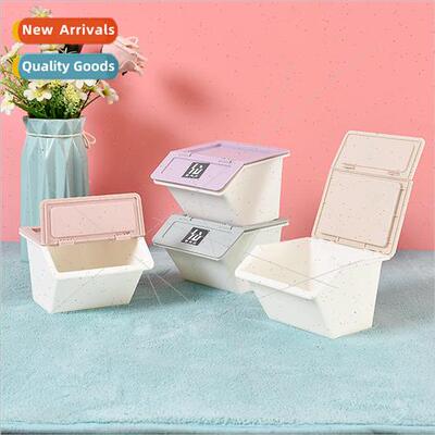 Plastic Mini Desktop Snack Storage Box with d Candy Color Su