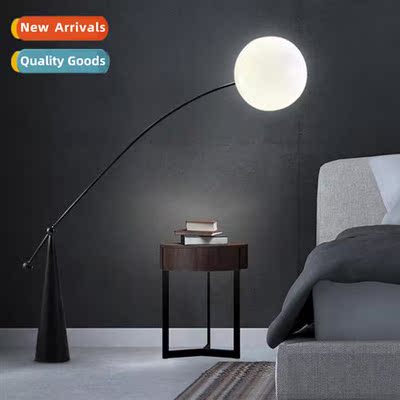 Scinavian sa next to  living room fishing lamp  glass -moder