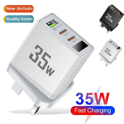 Travel Charger Inverter 1USB+2 Type-c Smart Multi-Port Digal