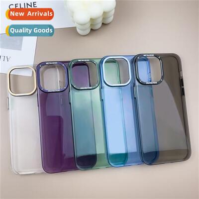 适用iPhone15Promax Light Pupil High Transparency PC Phone Ca