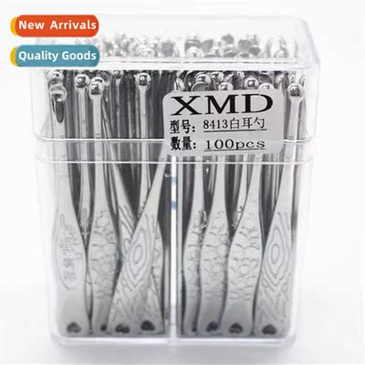 New boxed ear spos stainless steel ear picker metal ear pick