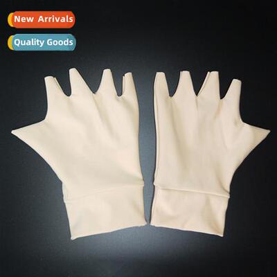 N-dot adhesive rubber knuckle gloves half finger gloves elas