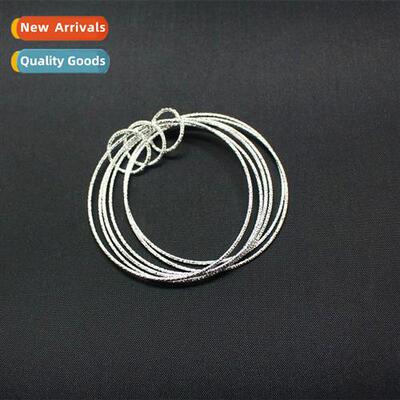 multi-layer electroplated silver bracelet A sky full  stars