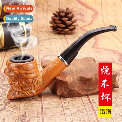 Changfeng creative li head carved resin pipe color box packa