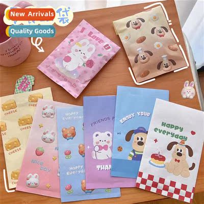 Cute carto pattern gift paper bag baking small objects stora