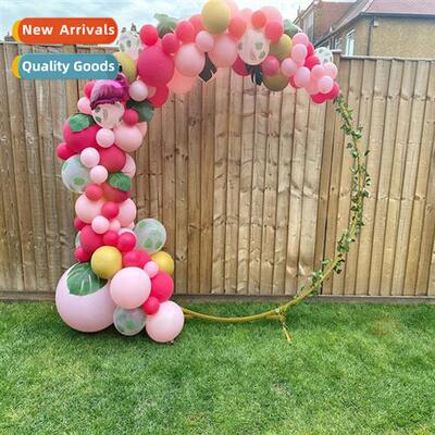 New round arches wedding hall scene decorati stage backgroun